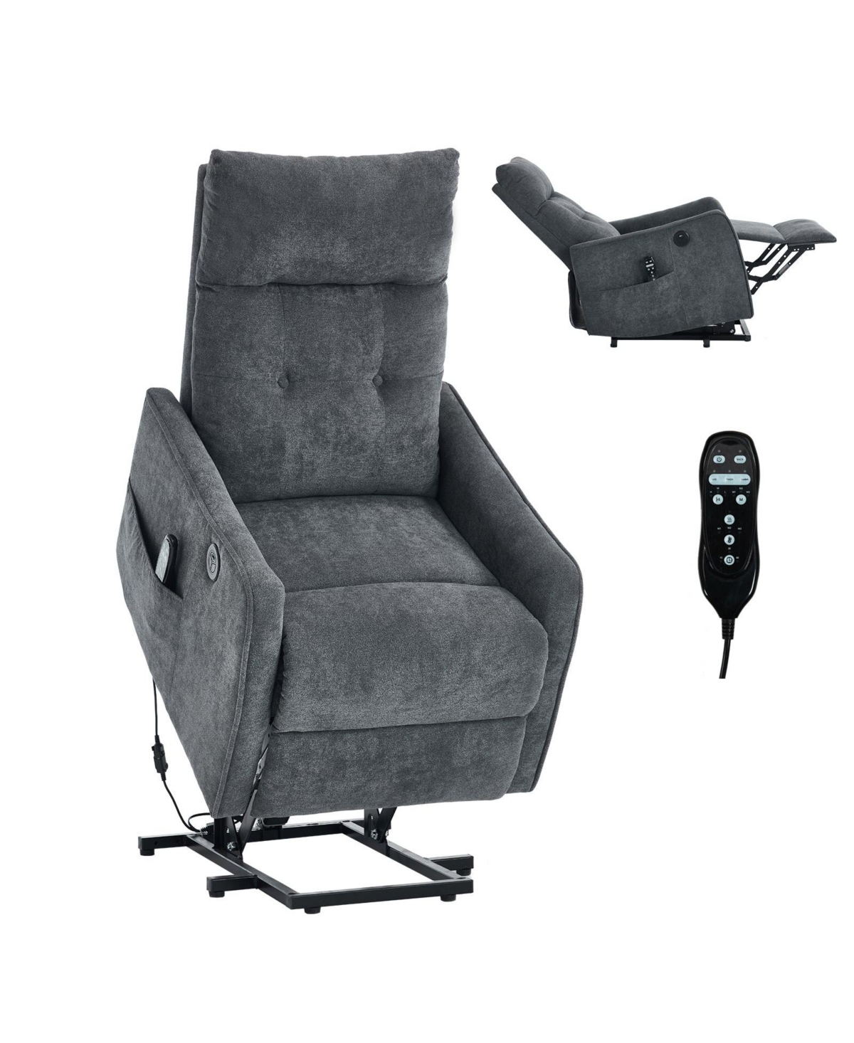 Click here for Boyel Living Chenille Power Lift Recliner Chair 15... prices
