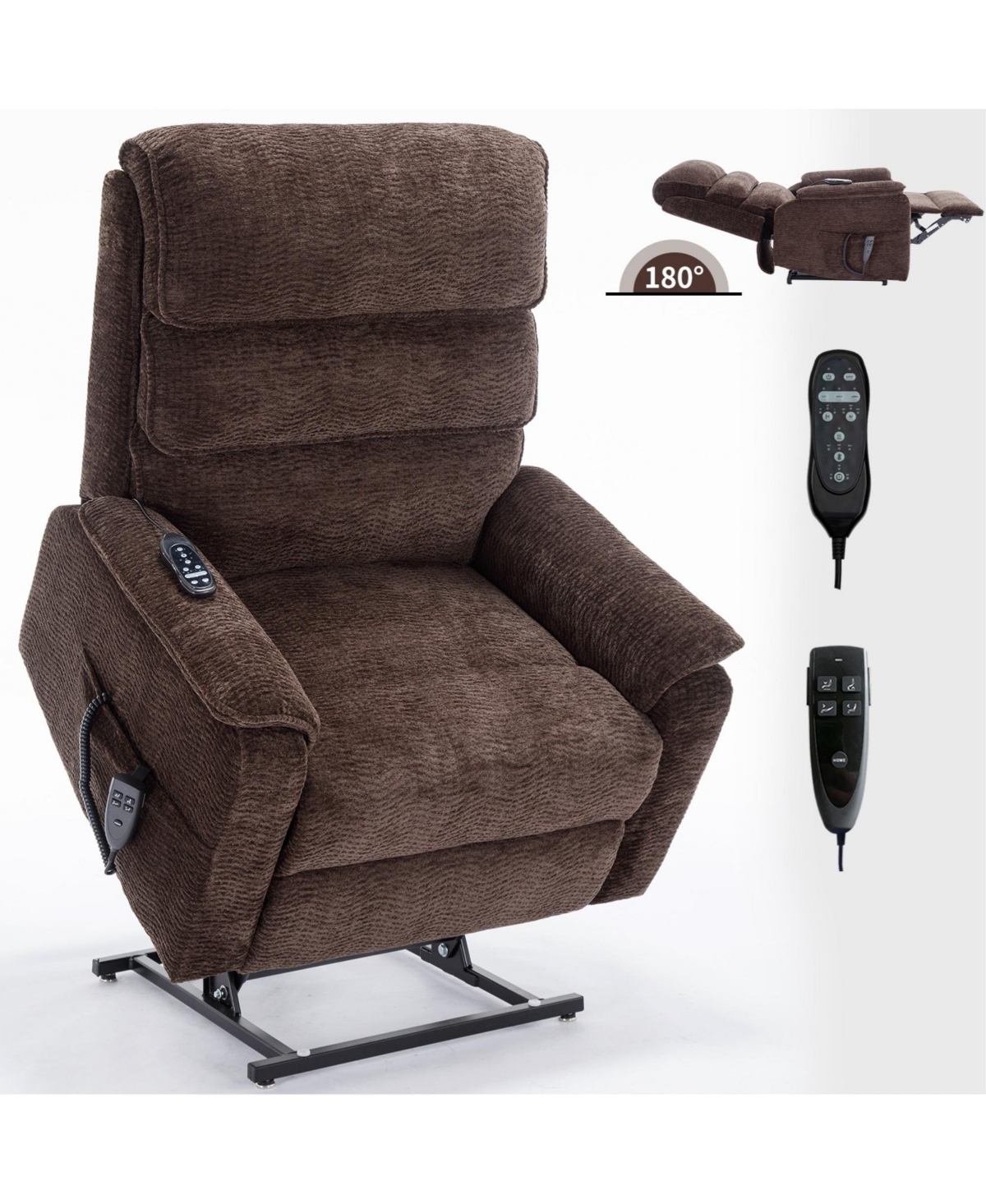 Click here for Boyel Living Fabric Dual Motor Power Lift Recliner... prices