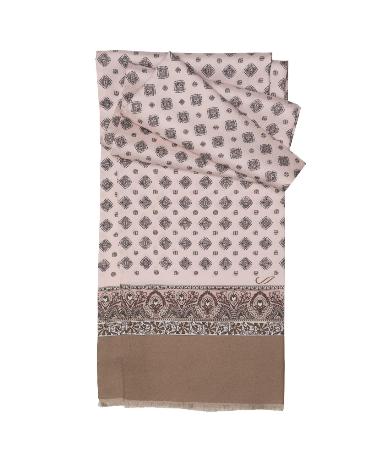 Click here for Elizabetta Mens Ancona - Silk Scarf for Men - Pink prices