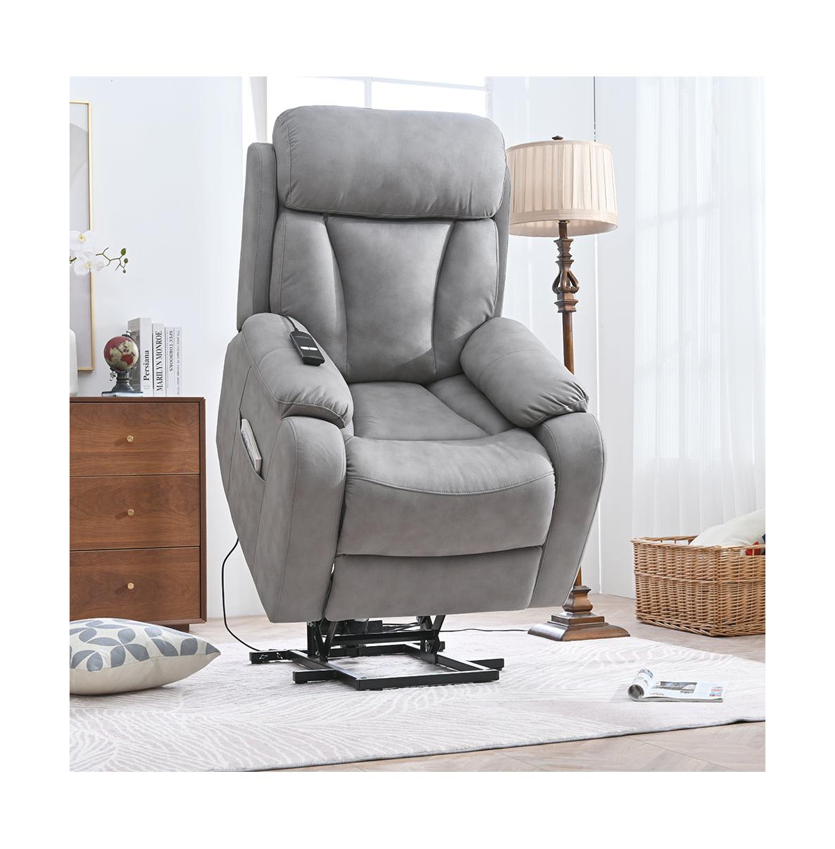 Click here for Clihome Power Lift Recliner Chair with Remote Cont... prices