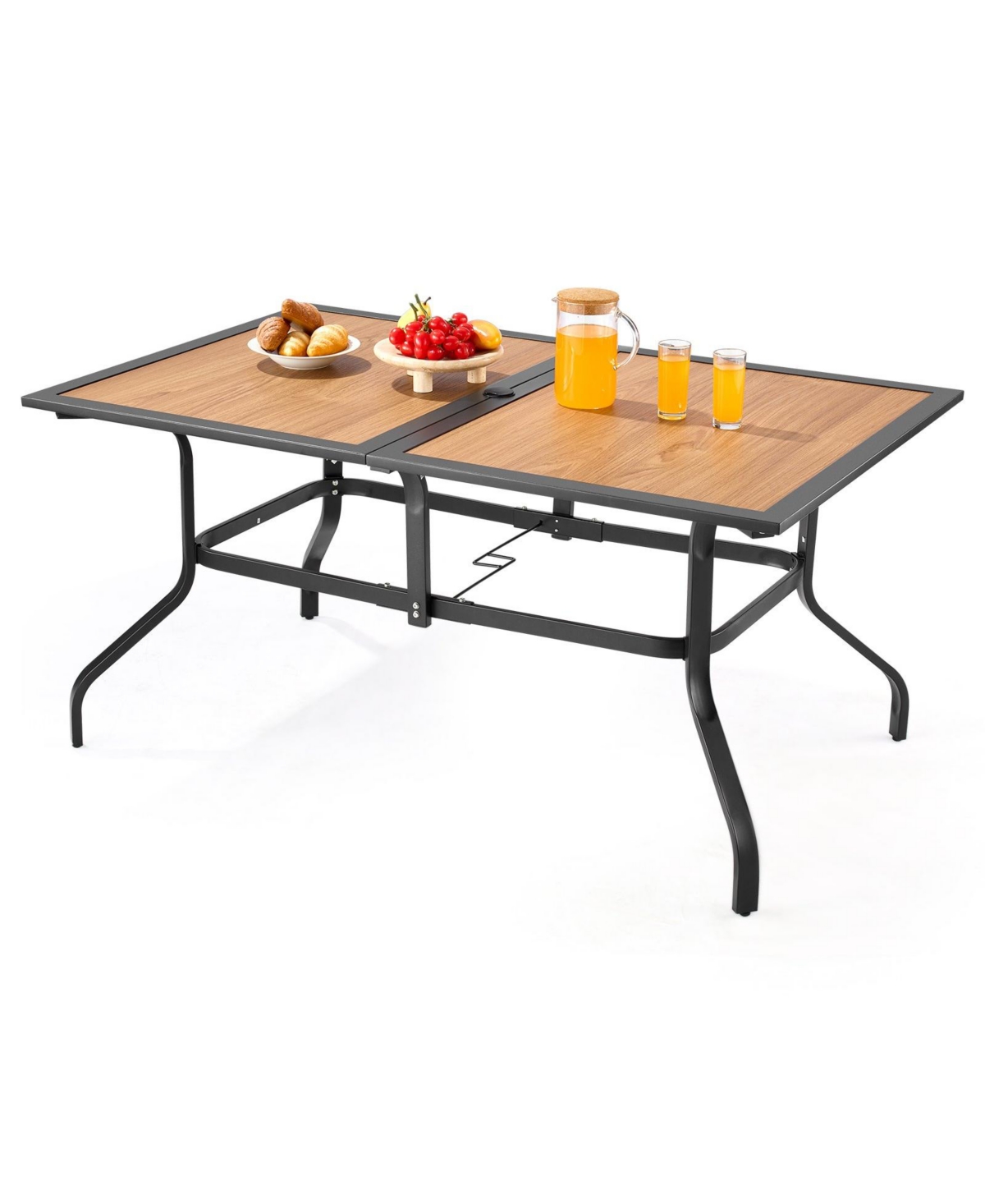 Click here for Mecale 59" Rectangular Outdoor Patio Dining T... prices