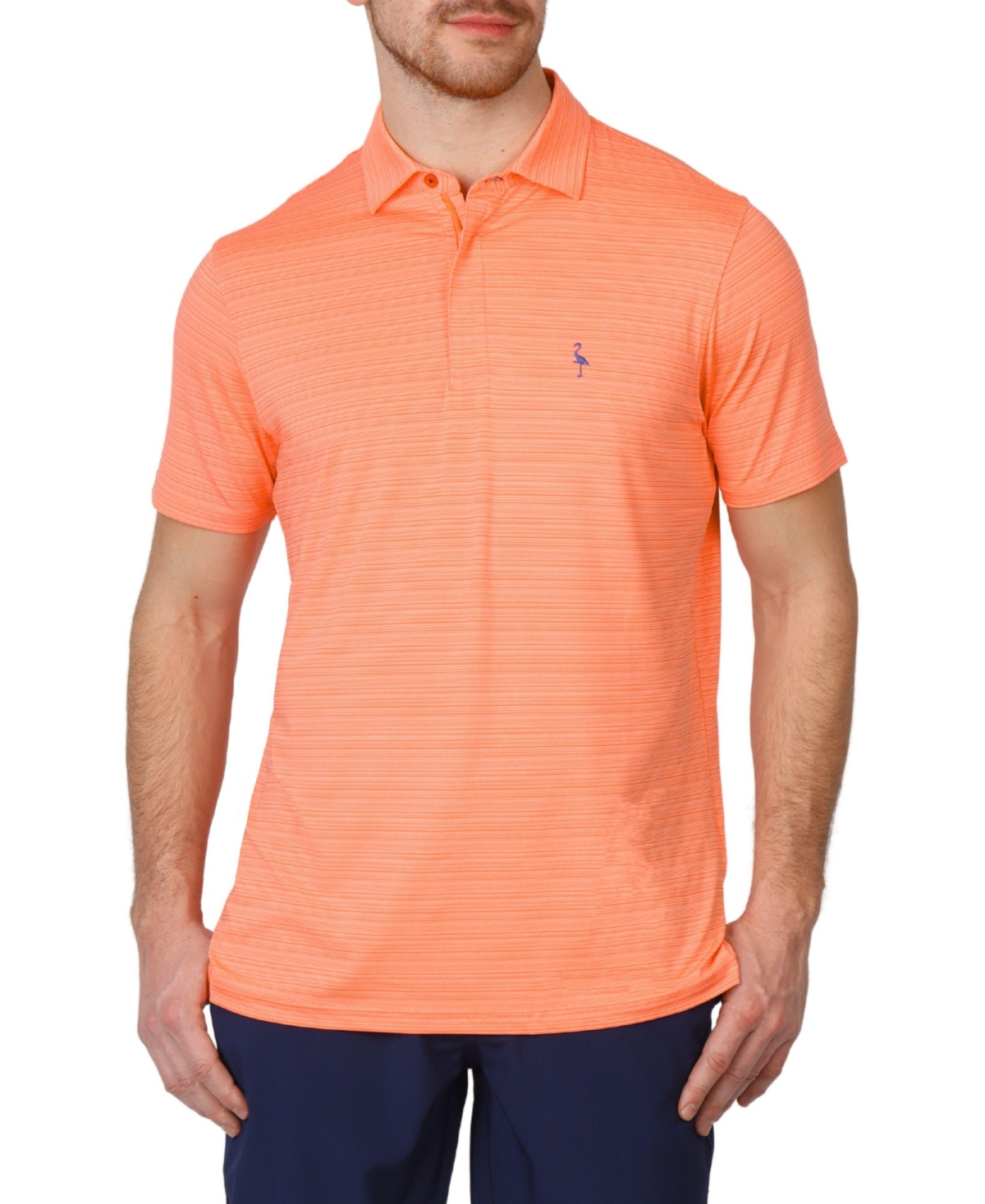 Click here for Tailorbyrd Mens Yarn Dye Stripe Performance Polo w... prices