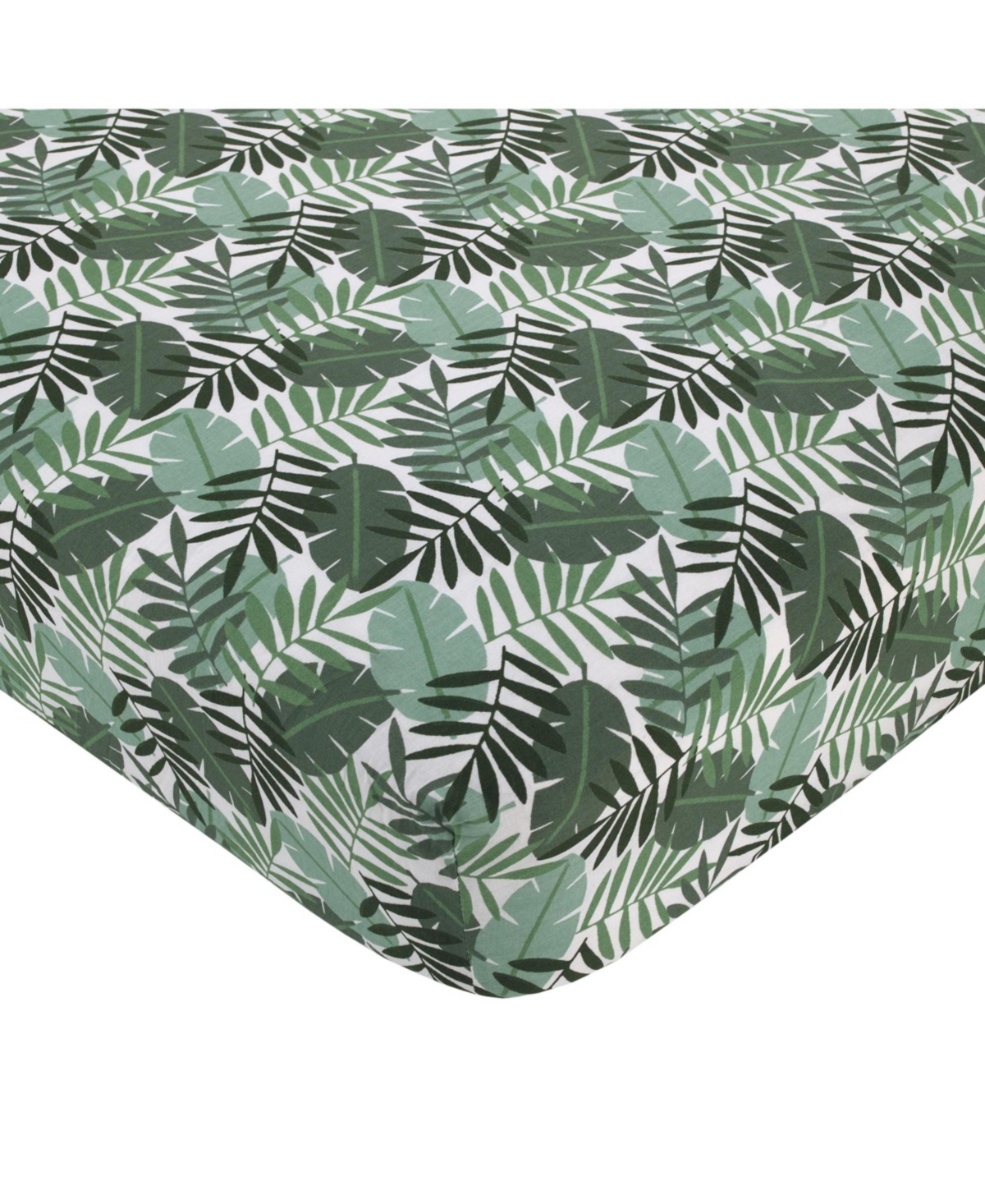 Click here for NoJo Jungle Paradise Green and White Palm Leaf 100... prices