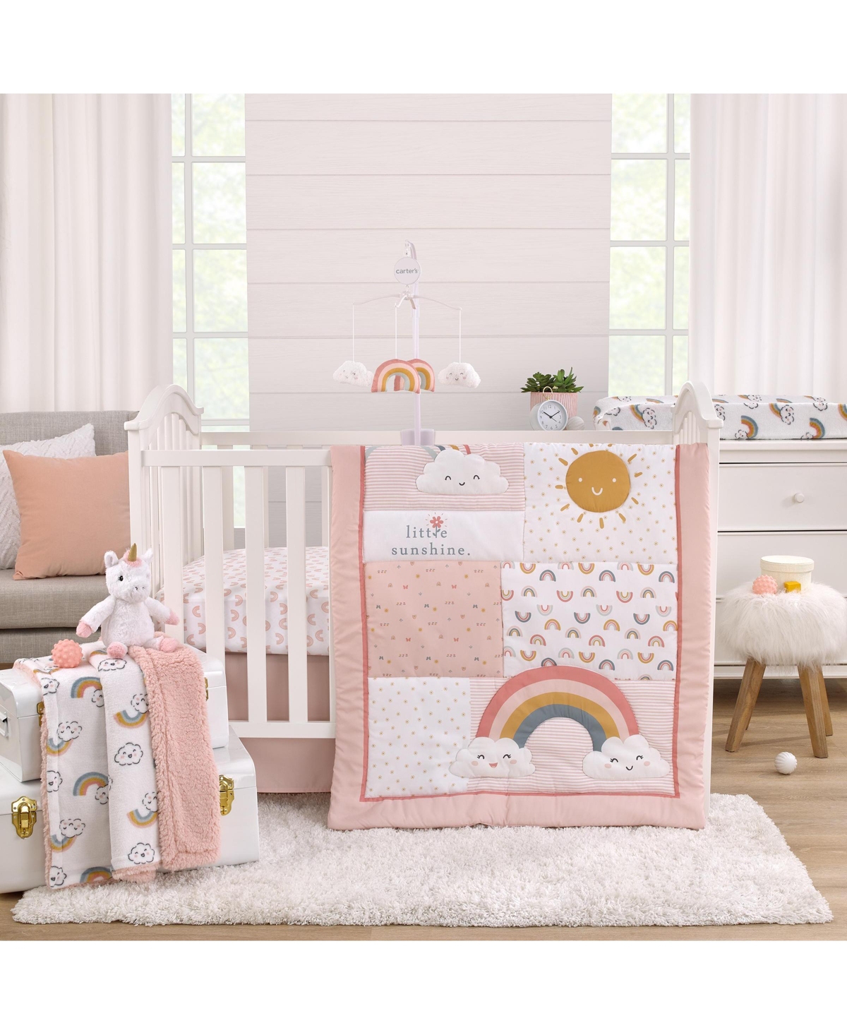 Click here for NoJo Carters Chasing Rainbows 3-Piece Crib Bedding... prices