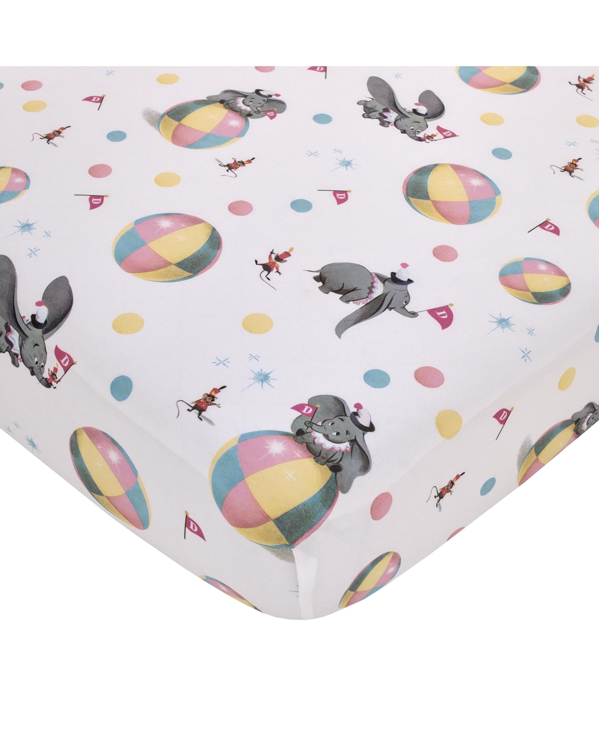 Click here for NoJo Disney Dumbo Gray  White and Multi-Colored Ci... prices