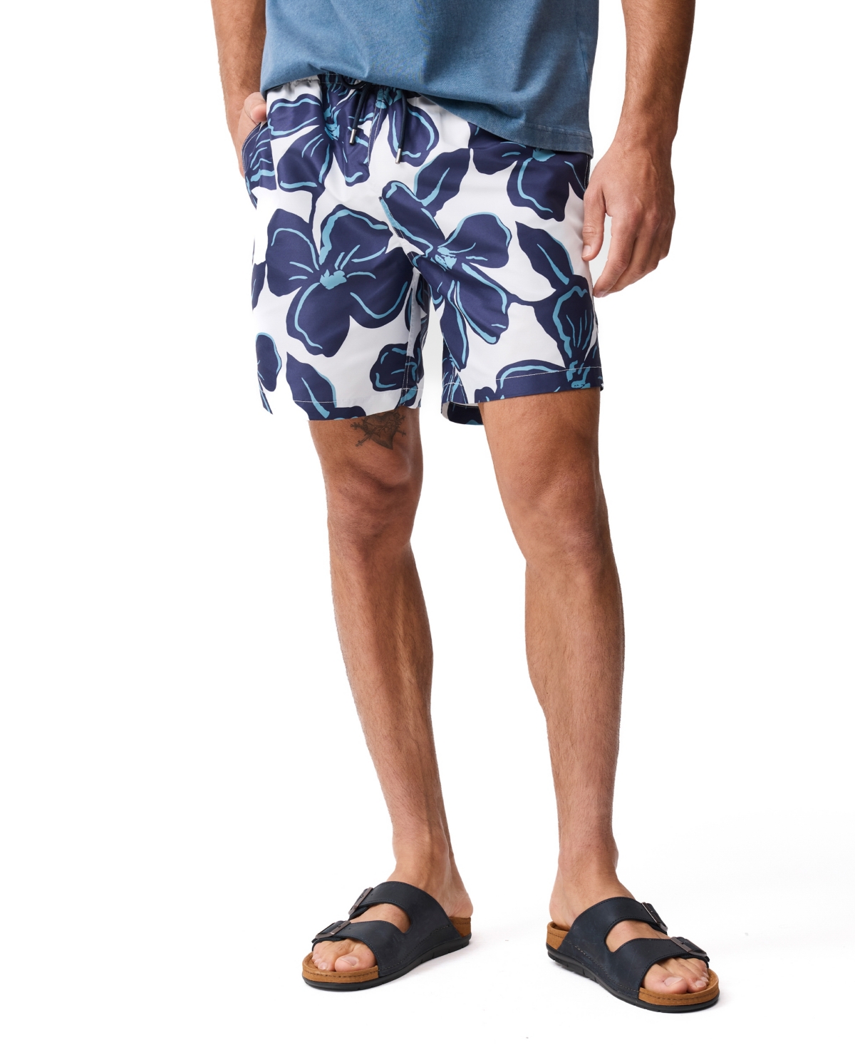 Click here for Rodd & Gunn Mens Broadford 7 Swim Shorts - Blue prices