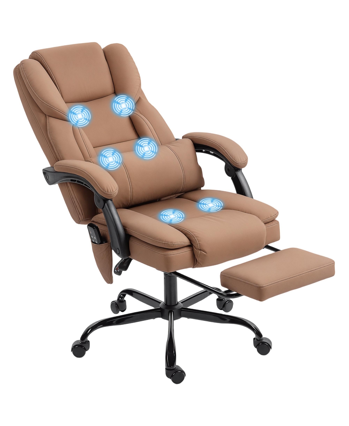 Click here for Homcom Office Chair with Massage  Reclining Desk C... prices