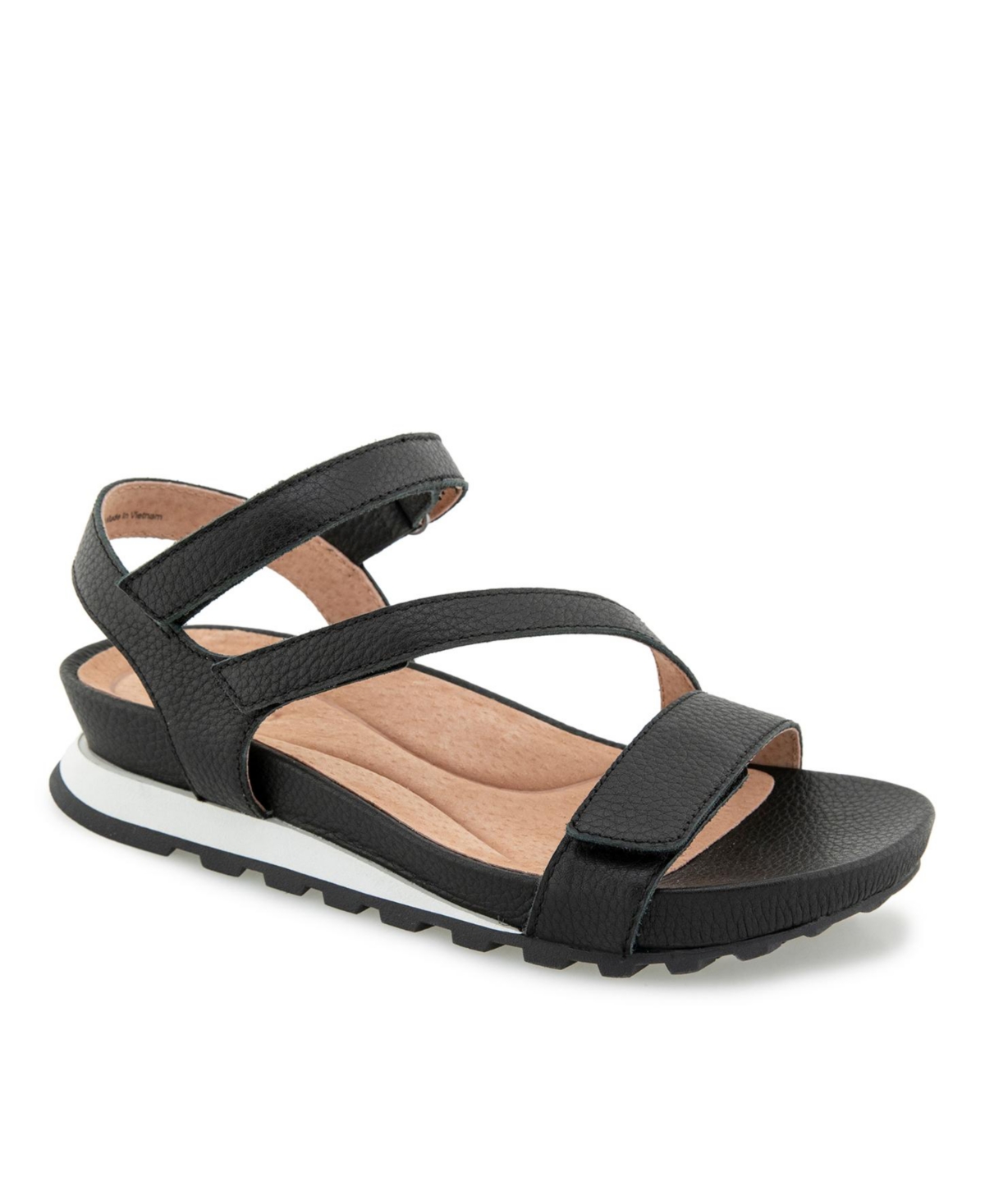 Click here for Jambu Womens Liza Casual Flat Sandal - Black prices