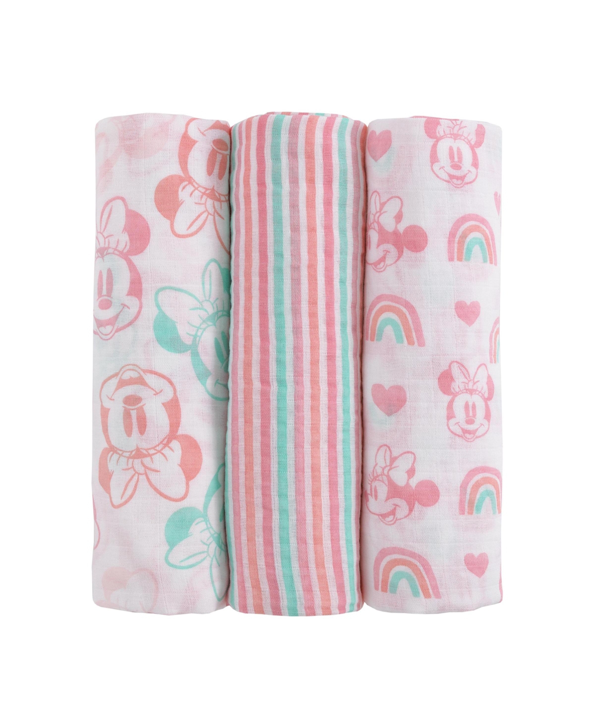 Click here for NoJo Disney Minnie Mouse Pink  Aqua  and White 3 P... prices