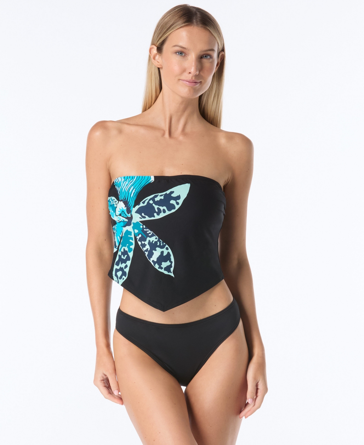 Click here for Vince Camuto Womens Tankini Tube Top - Black prices