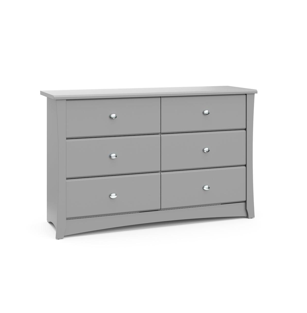 Click here for Storkcraft Crescent 6 Drawer Double Dresser (Pebbl... prices