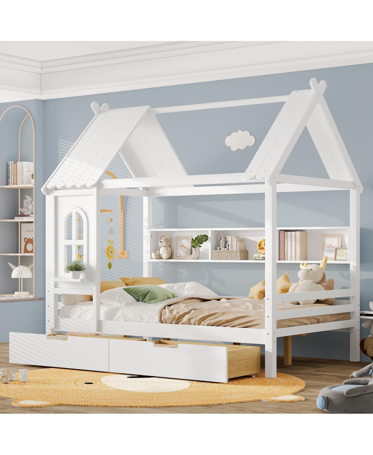 Click here for Streamdale Furniture Full House Beds with Storage... prices