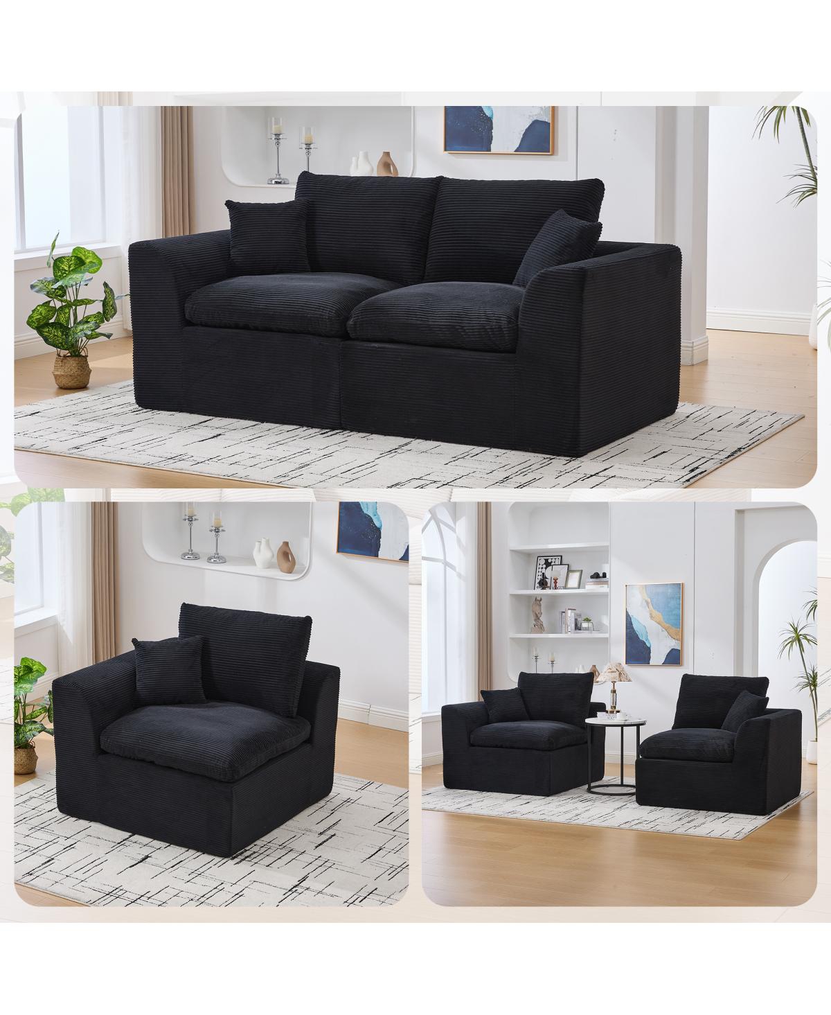 Click here for Streamdale Furniture Modular Sectional Sofa Cloud... prices