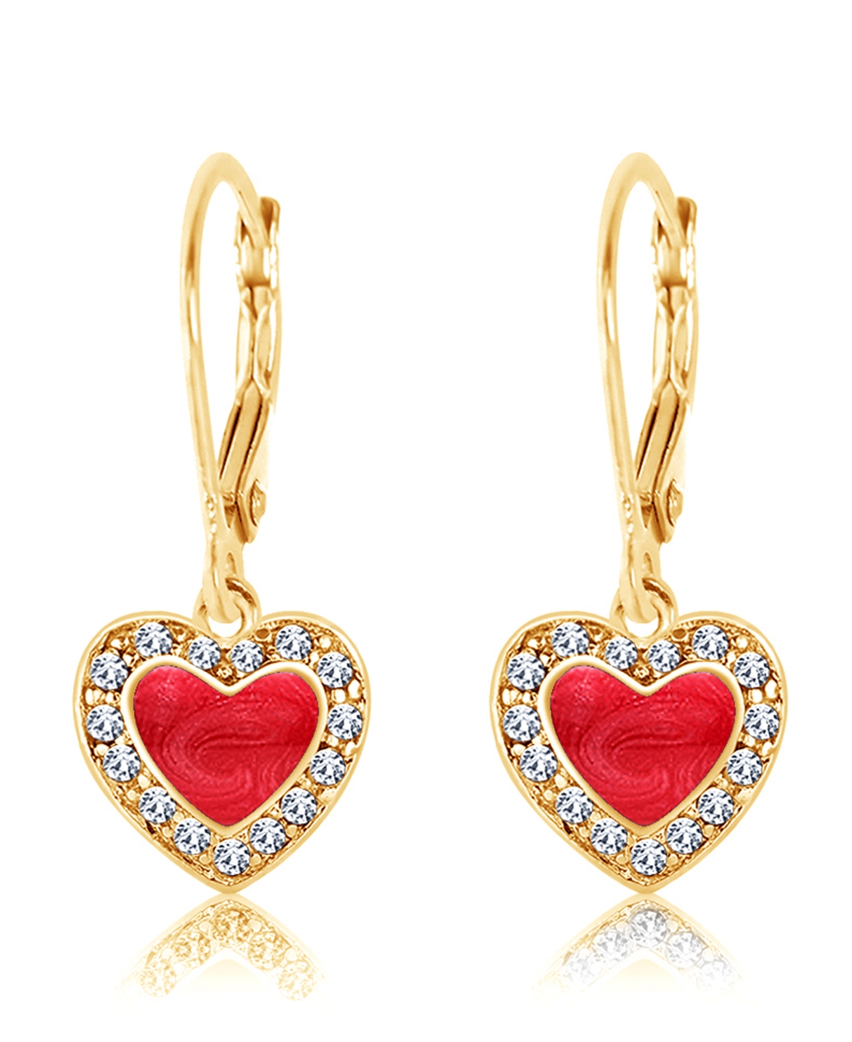 Click here for Chanteur Girls /Girl/Heart Red Crystal Yellow Gold... prices