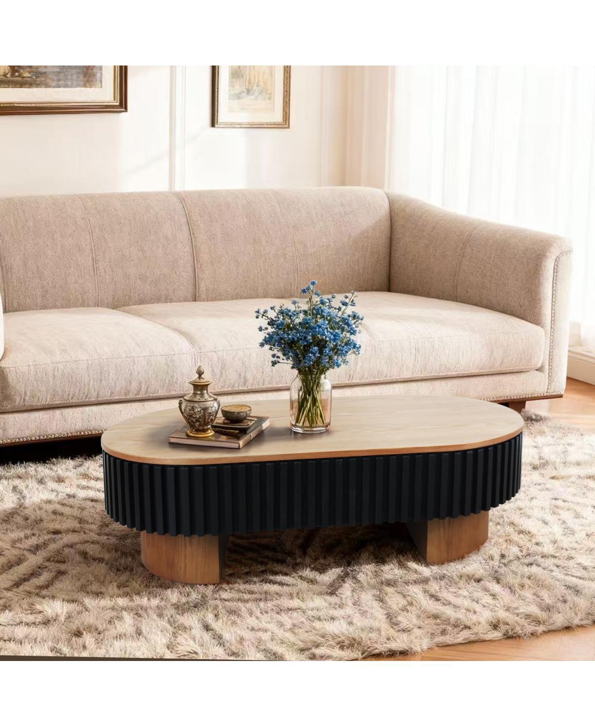 Click here for Streamdale Furniture Elliptical coffee table with... prices