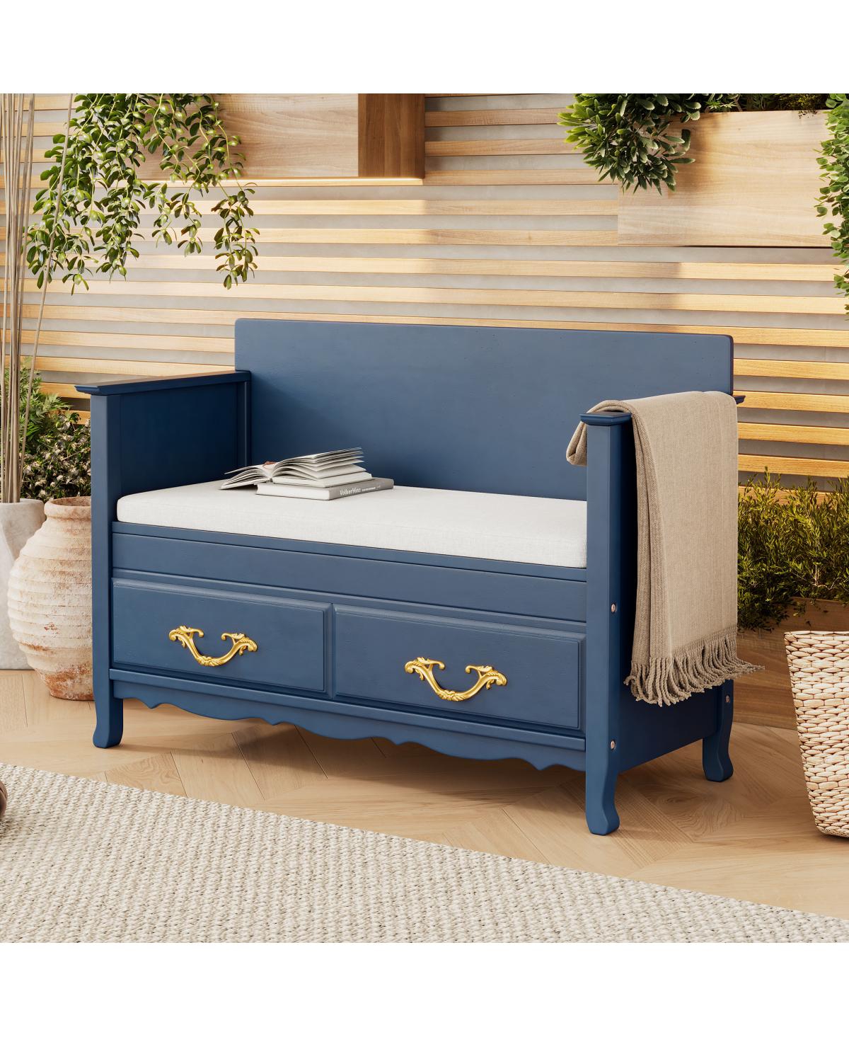 Click here for Streamdale Furniture Shoe Bench with Removable Cus... prices