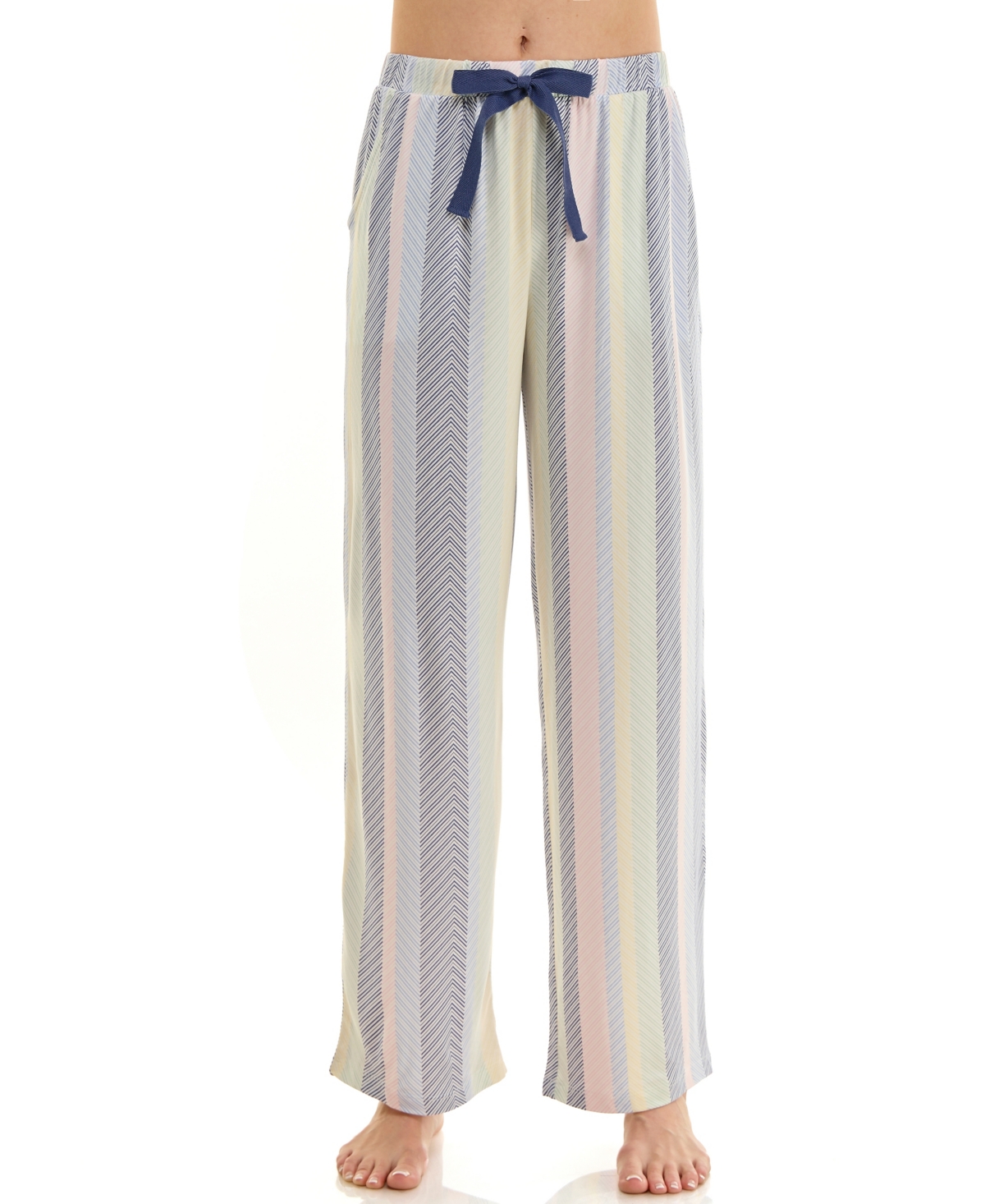 Click here for Roudelain Womens Open Leg Mid-Rise Sleep Pants - M... prices