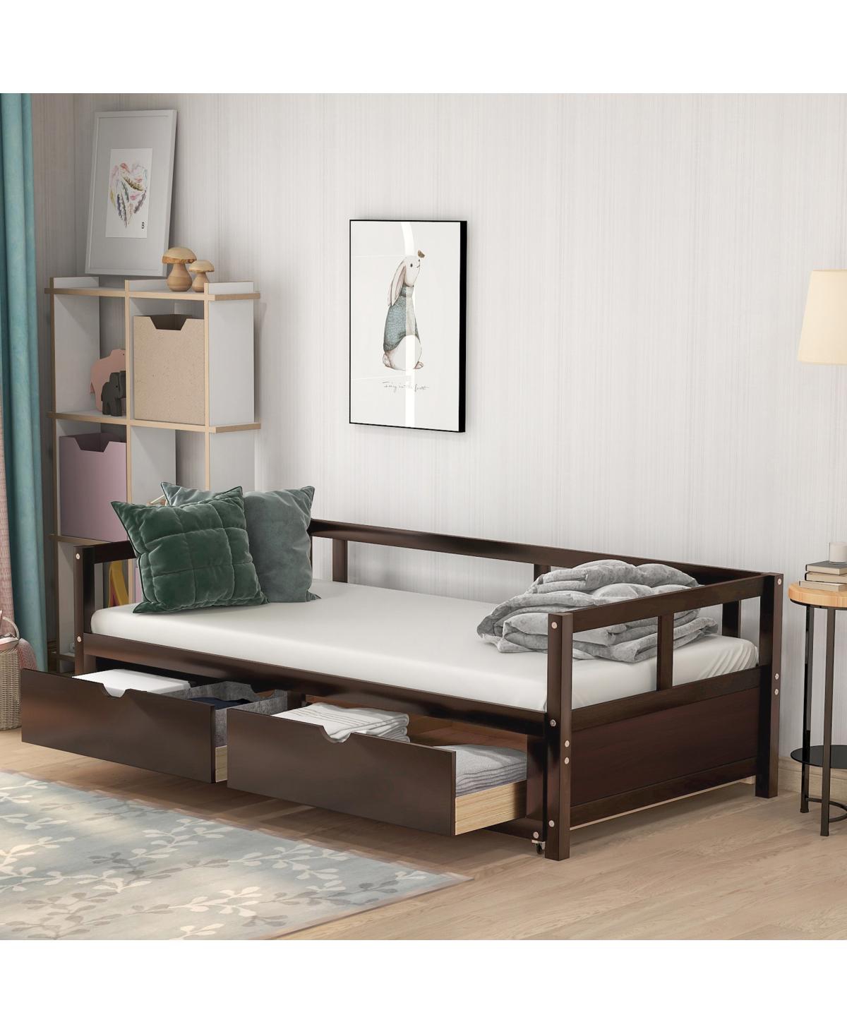 Click here for Streamdale Furniture Wooden Daybed with Trundle an... prices