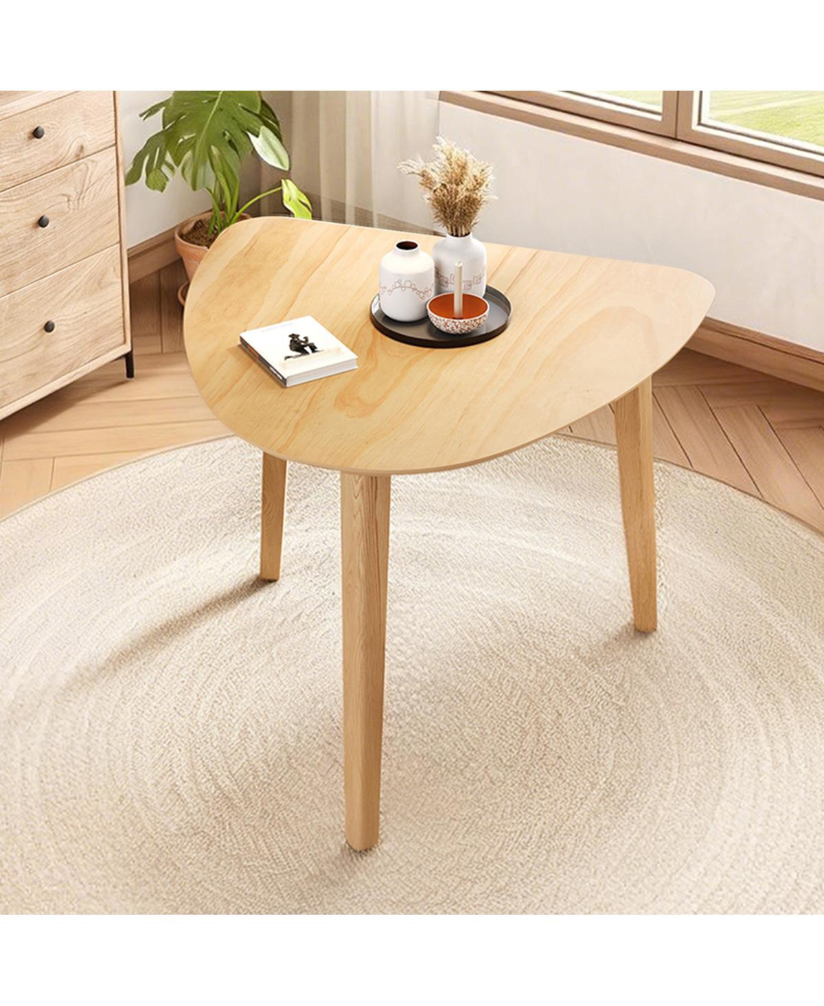 Click here for Streamdale Furniture Triangular Wood Table - Moder... prices