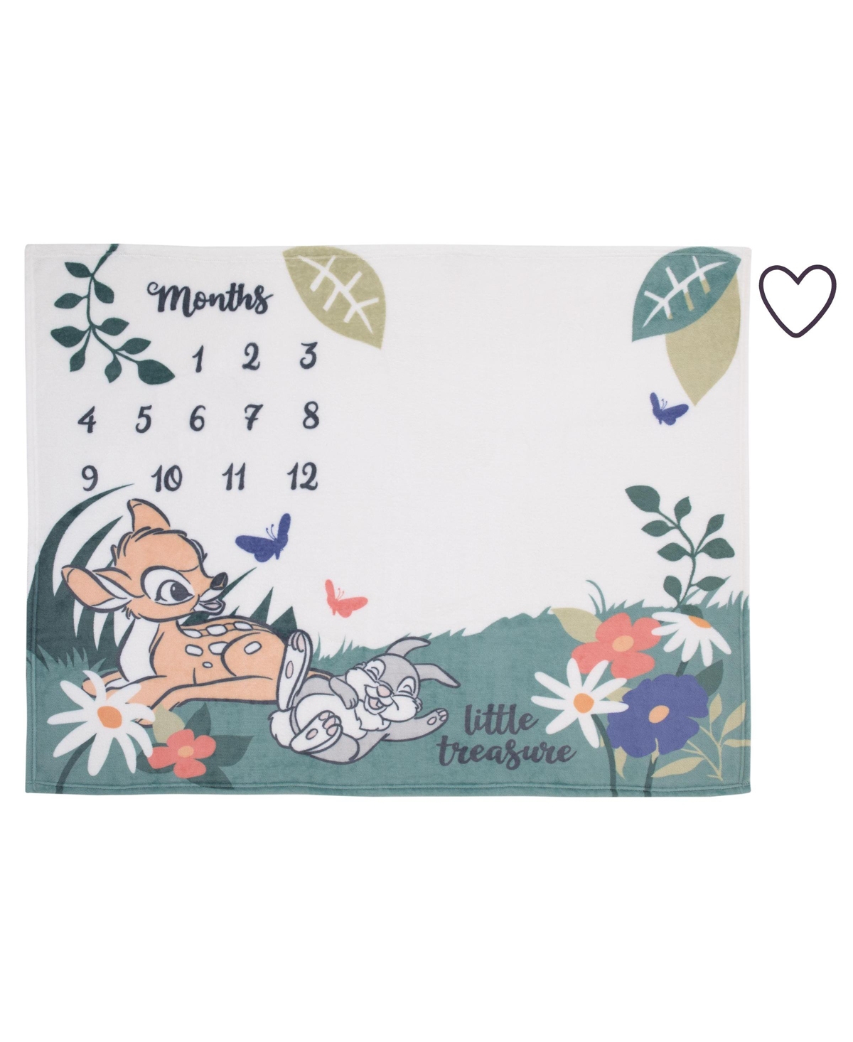 Click here for NoJo Baby Disney Bambi White and Green Treasure Su... prices