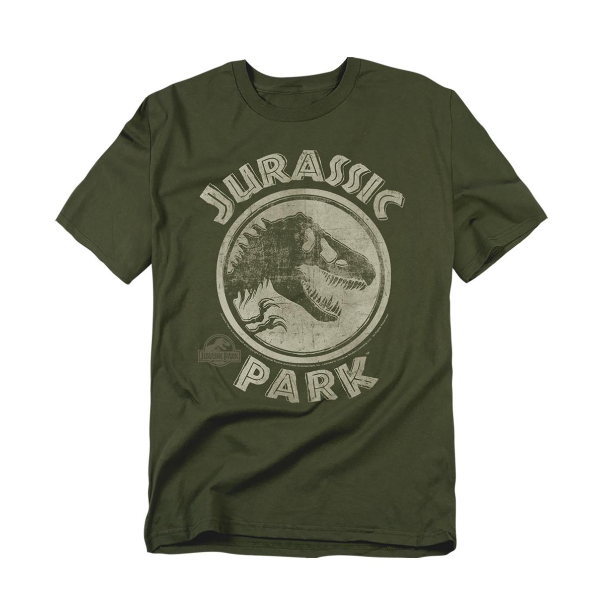 Click here for Jurassic Park Big & Tall Jp Stamp T Shirt - Milita... prices