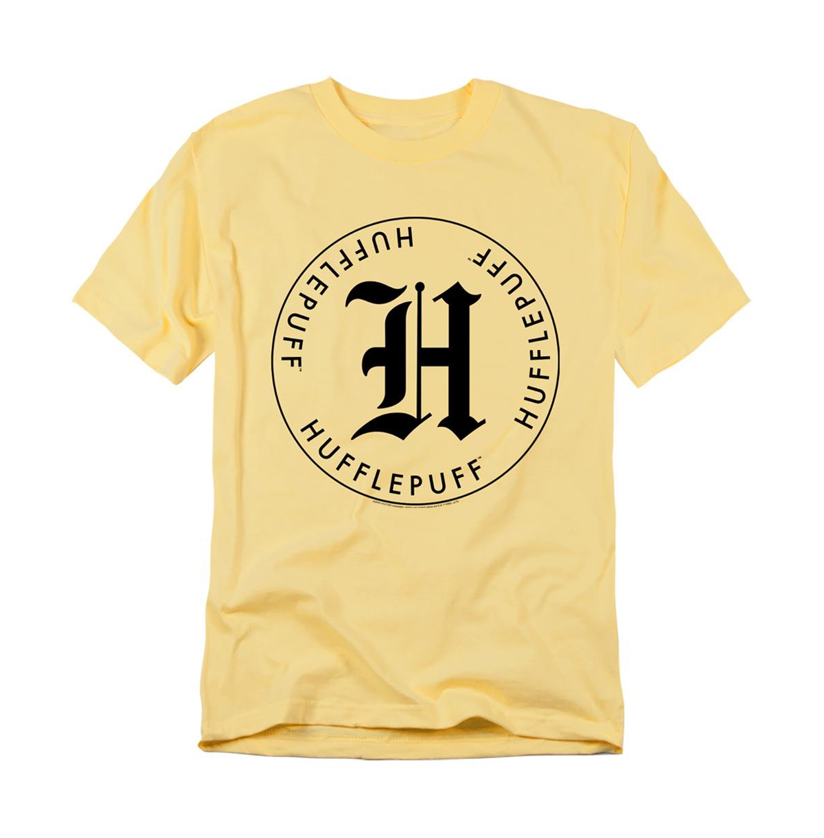 Click here for Harry Potter Mens Hufflepuff Letter H T Shirt - Ba... prices