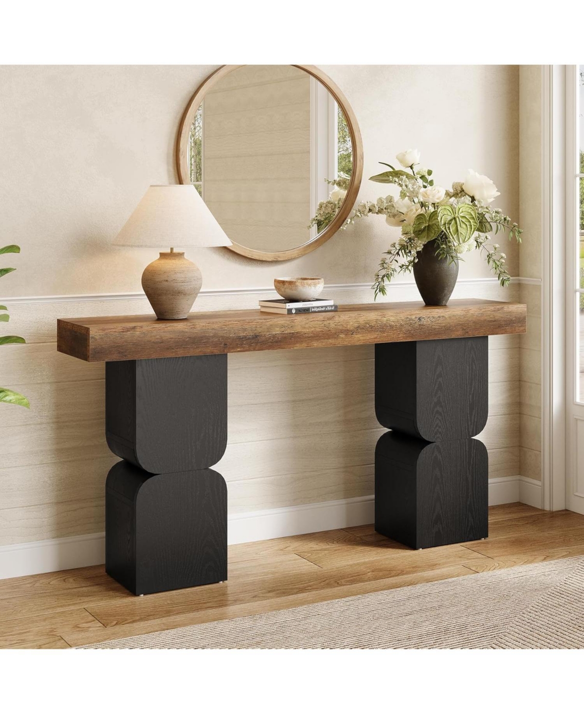Click here for Tribesigns 63-Inch Console Table  Heavy-Duty Look... prices