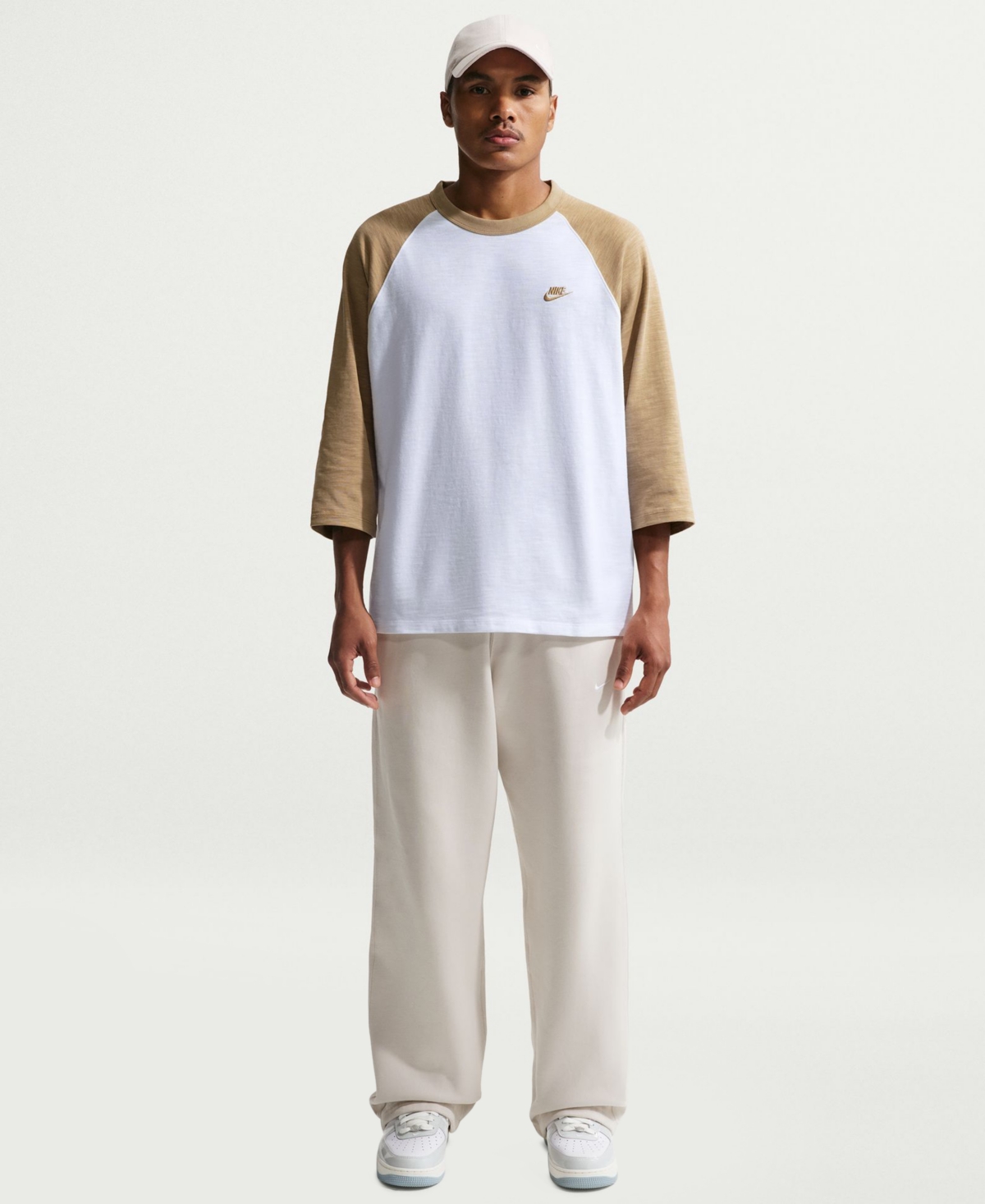 Click here for Nike Mens Crewneck Raglan Sleeves Top - Parachute... prices