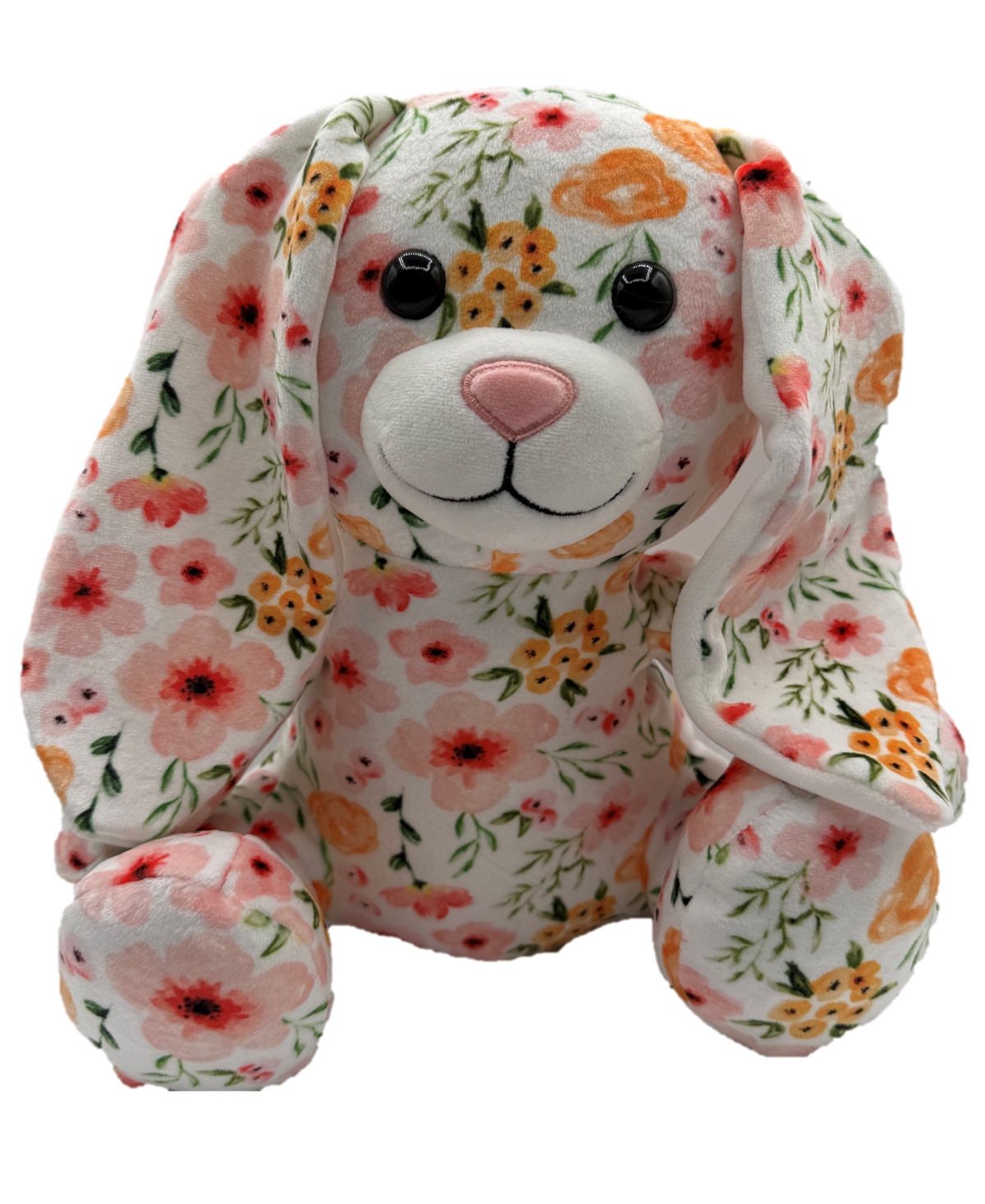 Click here for Wild Hippo Bunny Prints Plush Easter Bunny - Multi... prices