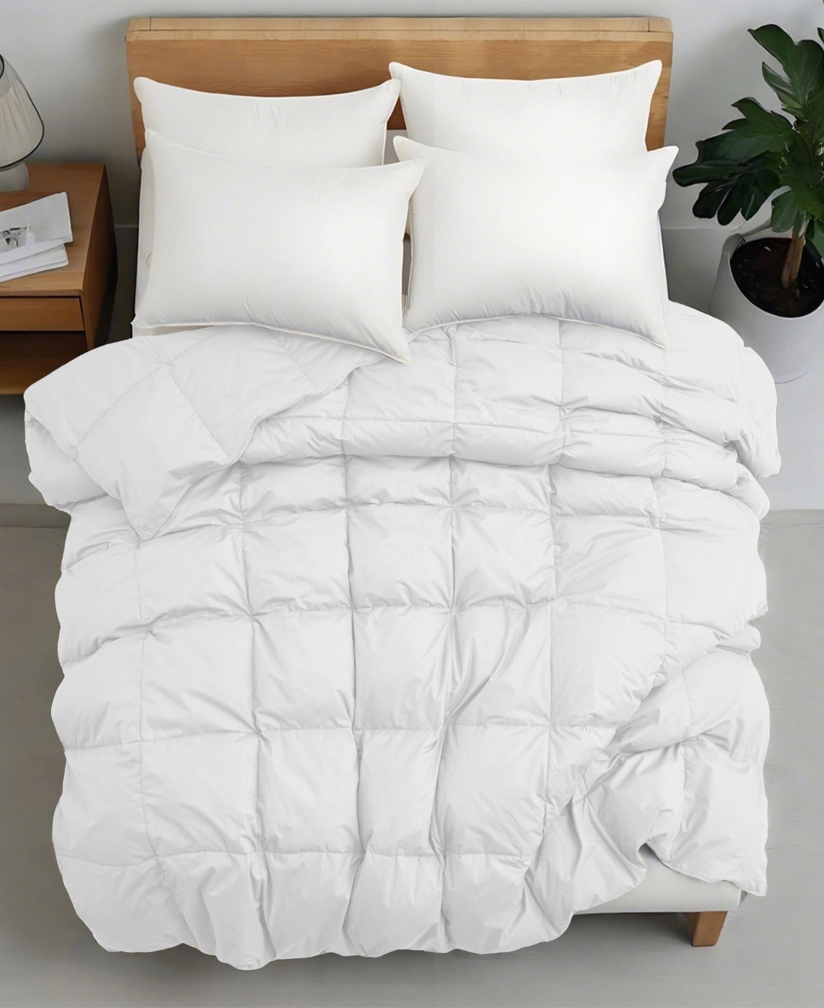 Click here for Unikome Comfort Goose Down Feather Comforter  Full... prices