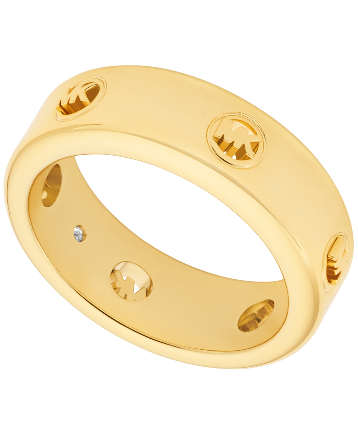 Click here for Michael Kors Logo Band Ring - Gold prices