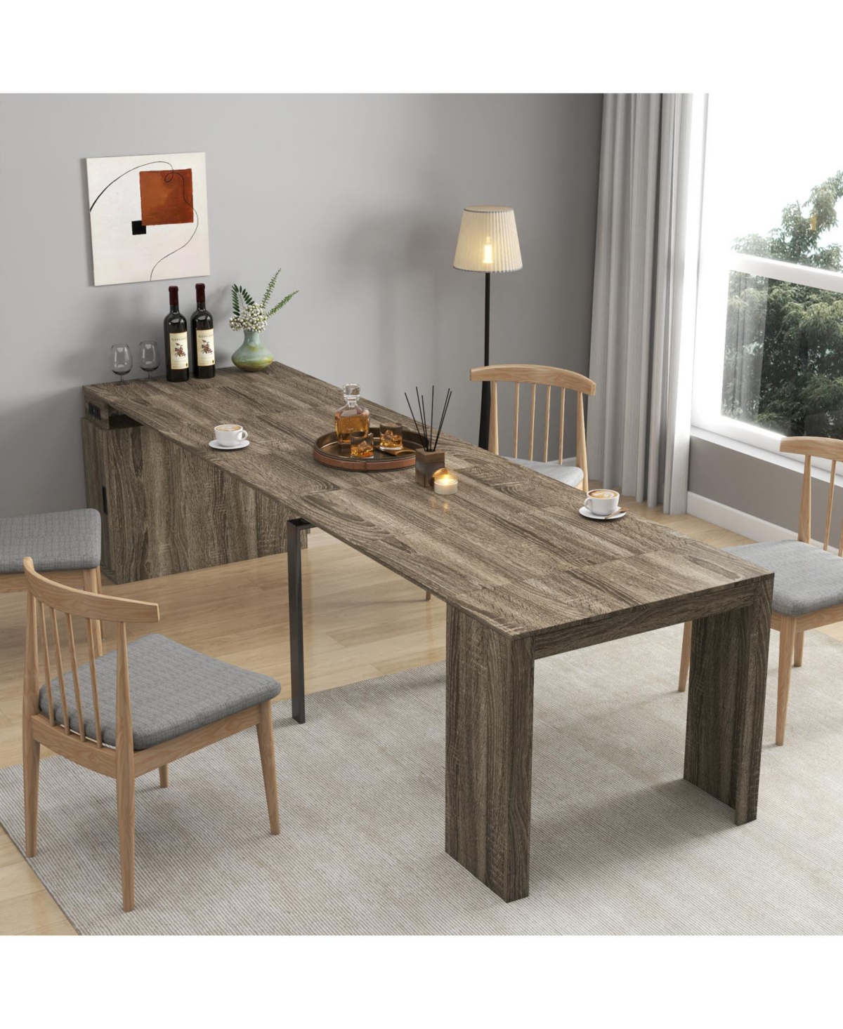Click here for Streamdale Furniture Extendable Dining Table with... prices