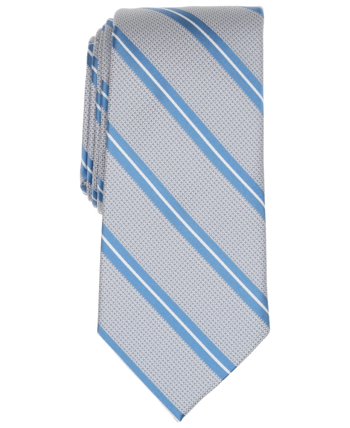Click here for Michael Kors Mens Romanis Stripe Tie - Indigo prices