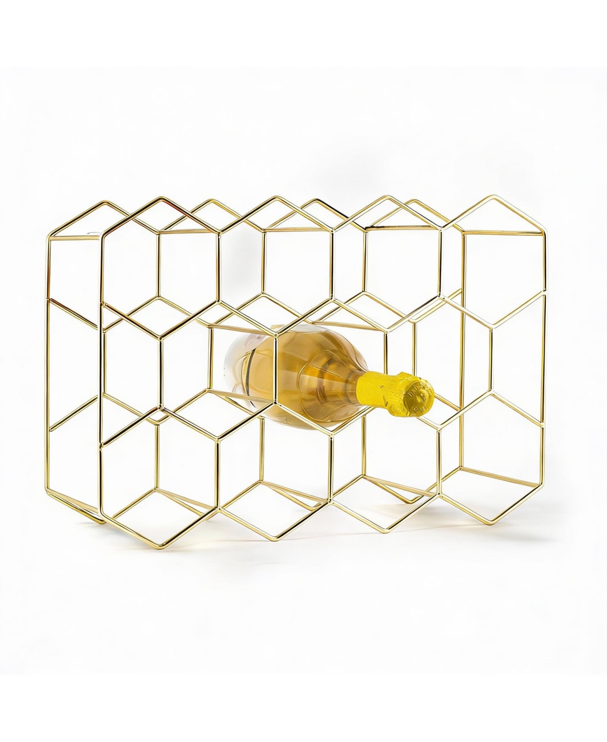 Click here for Yigii Modern 14-Bottle Wine Rack  3-Tier  Rust-Res... prices