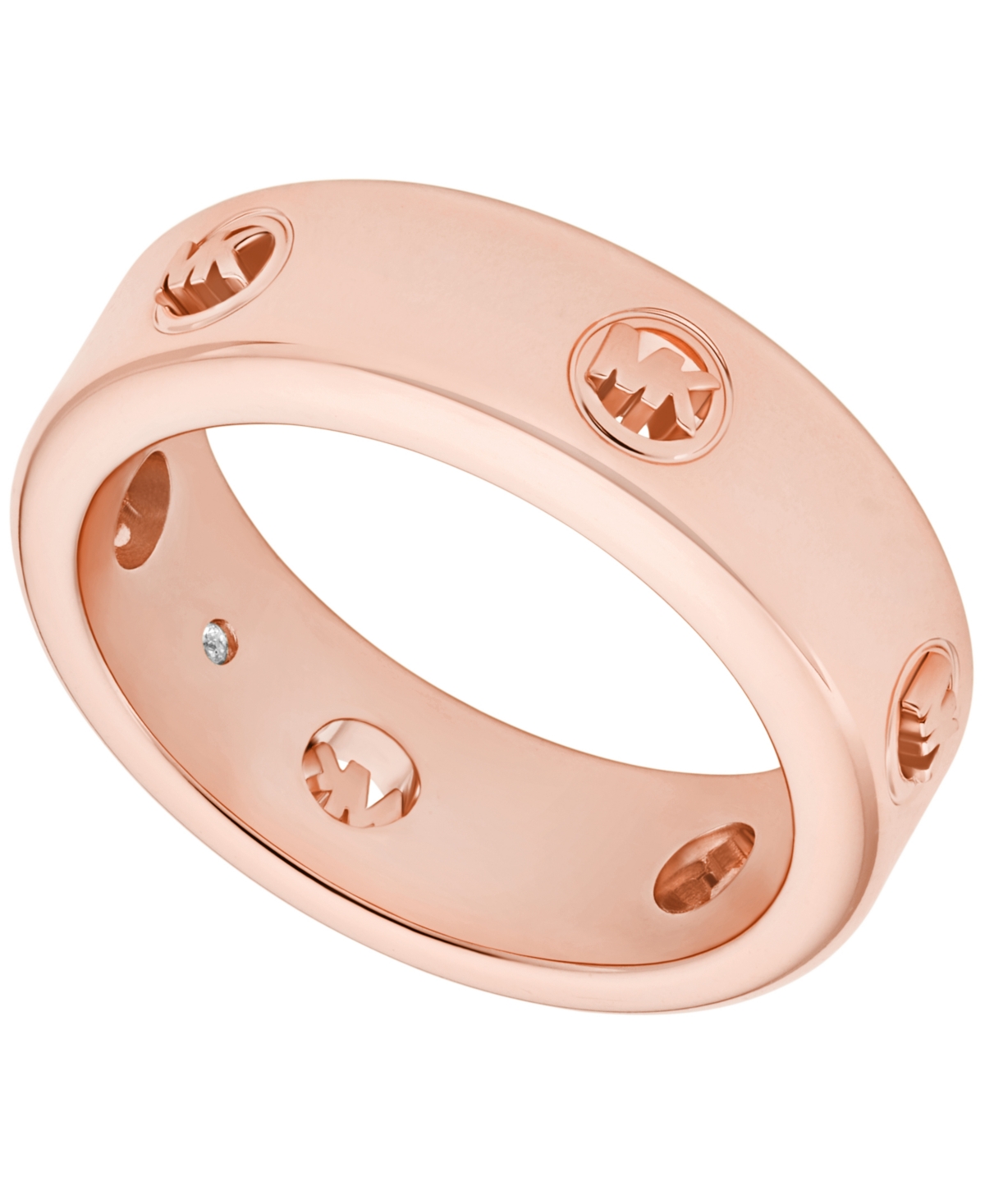 Click here for Michael Kors Logo Band Ring - Rose Gold prices