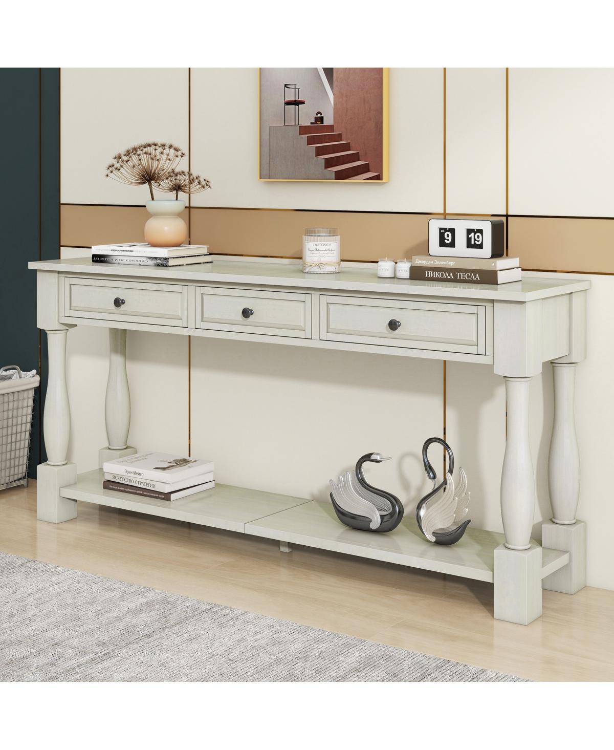 Click here for Streamdale Furniture Console Table with Drawers an... prices