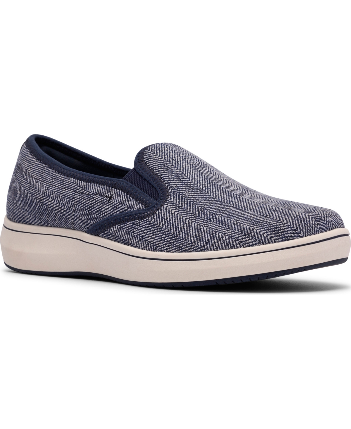 Click here for Clarks Womens BreezeSky Slip-On Loafers - Navy Can... prices