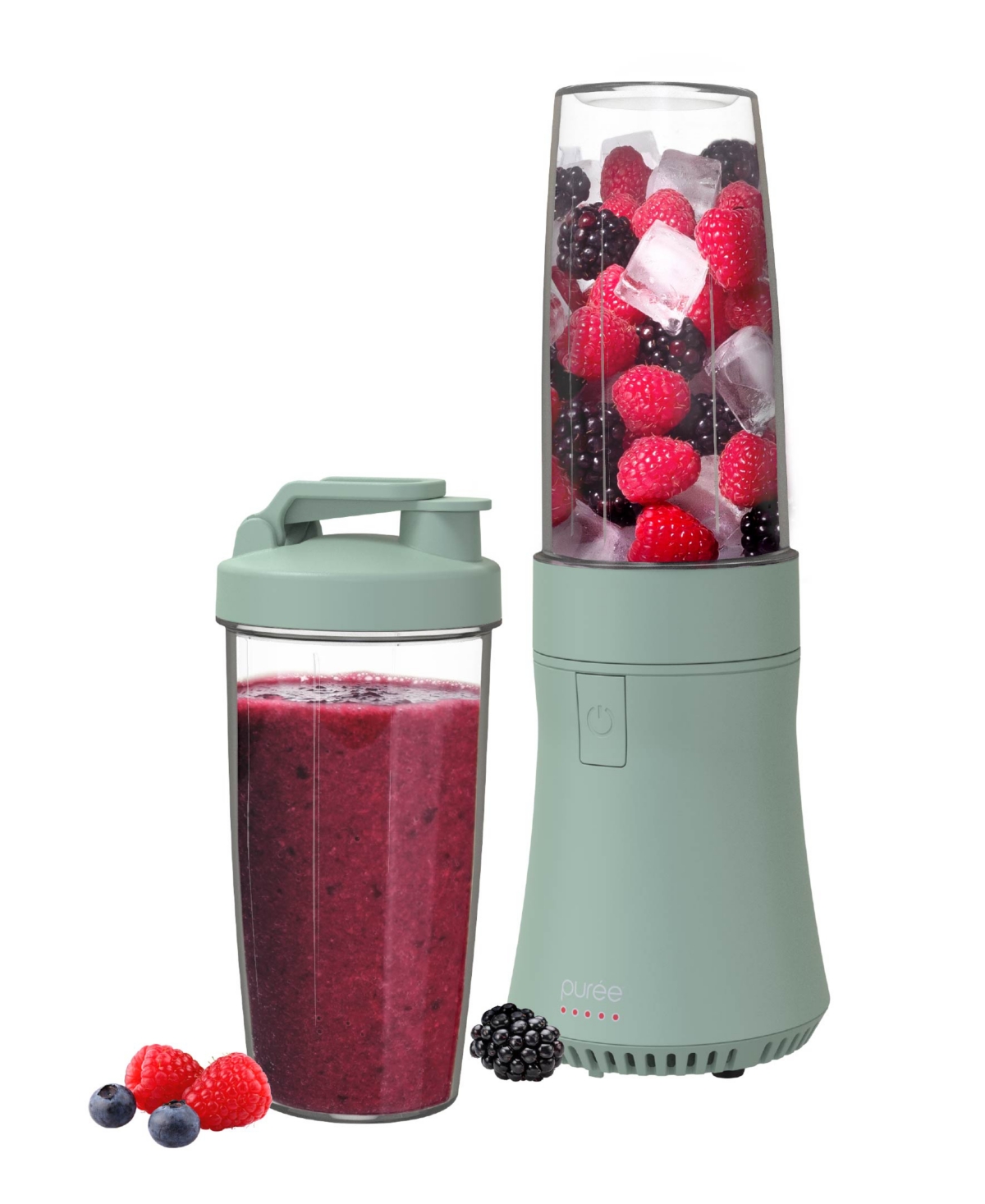 Click here for Tzumi Puree 18 oz. One-Touch Mini Blender - Sage prices