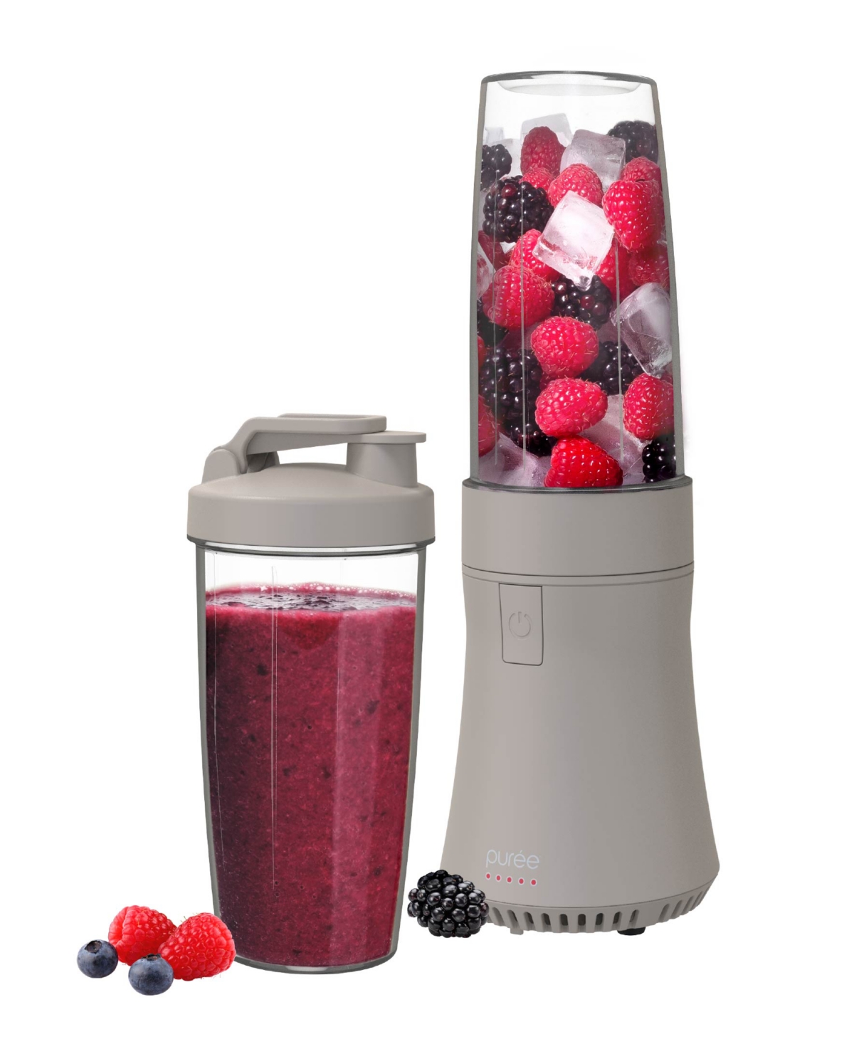 Click here for Tzumi Puree 18 oz. One-Touch Mini Blender - Gray prices