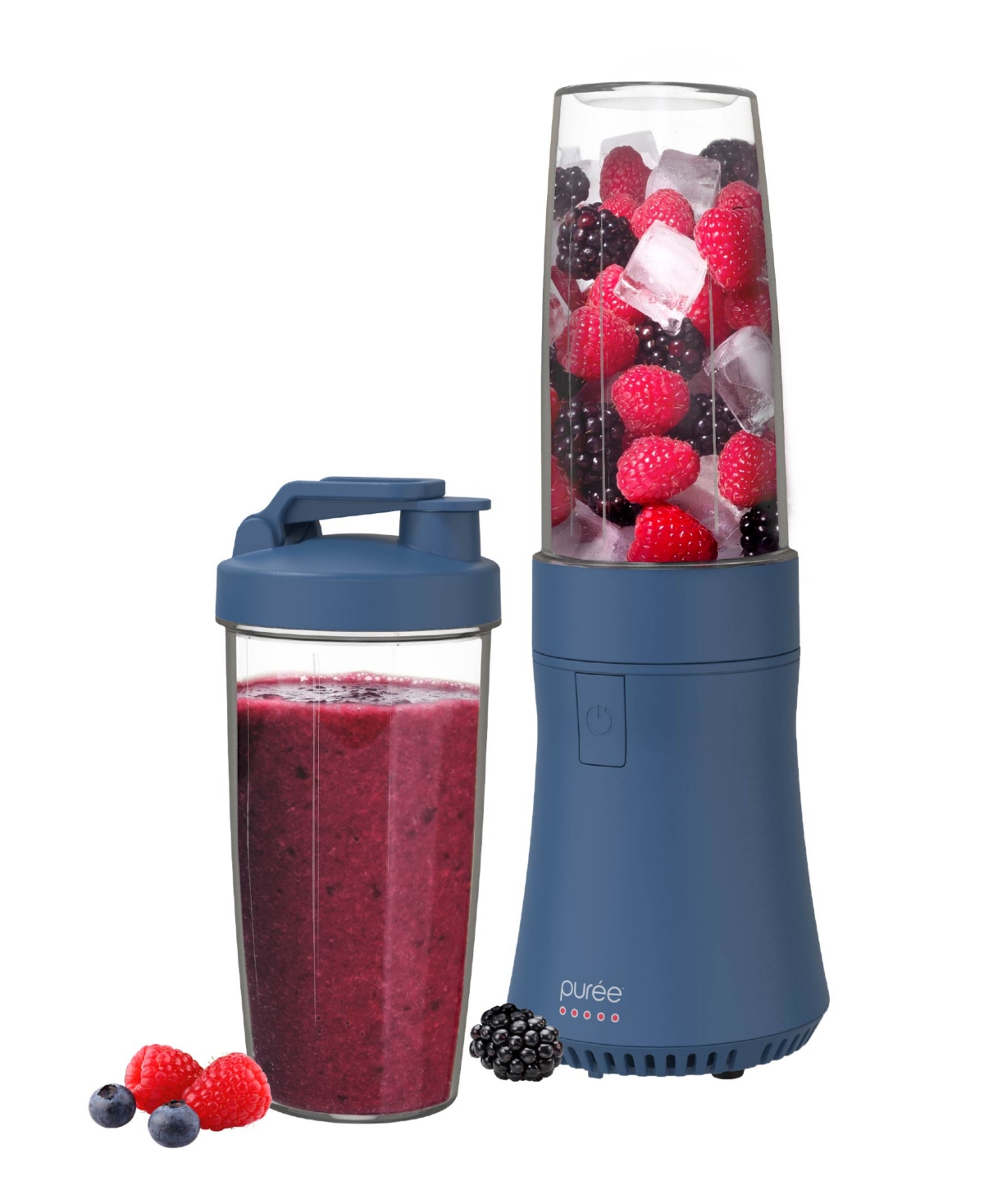 Click here for Tzumi Puree 18 oz. One-Touch Mini Blender - Blue prices