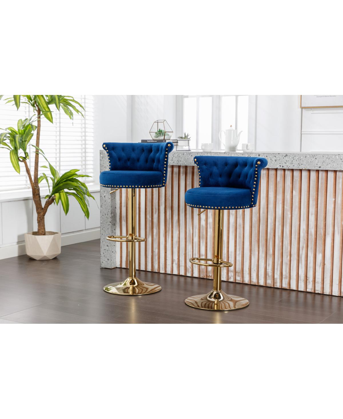 Click here for Streamdale Furniture Velvet 360° Rotating Bar... prices