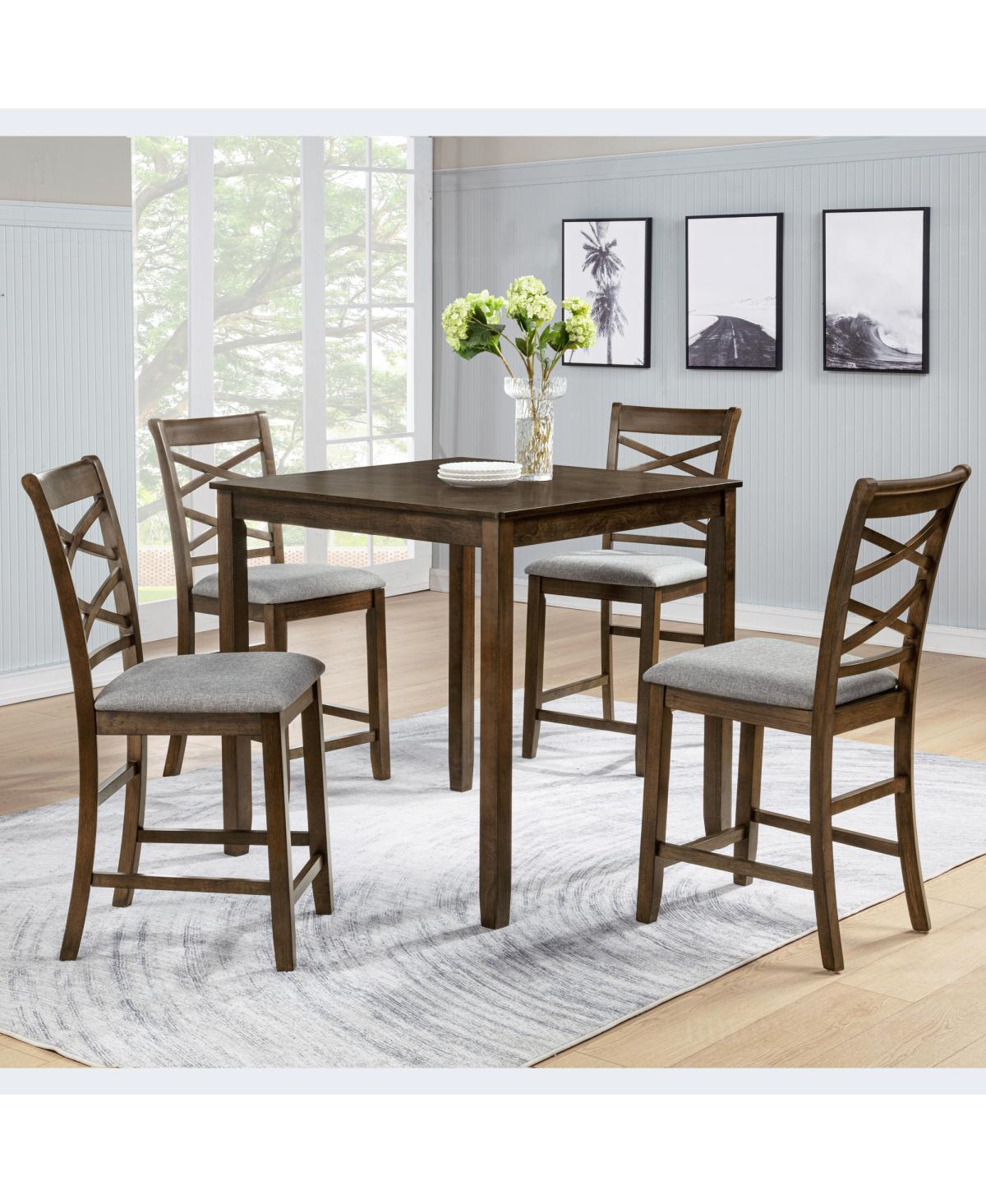 Click here for Streamdale Furniture 5-Piece Counter Height Dining... prices