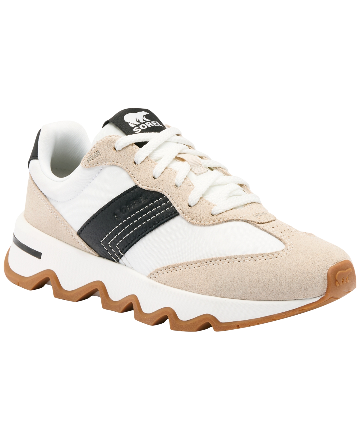 Click here for Sorel Womens Kinetic Ember Lace-Up Sneakers - Fawn... prices