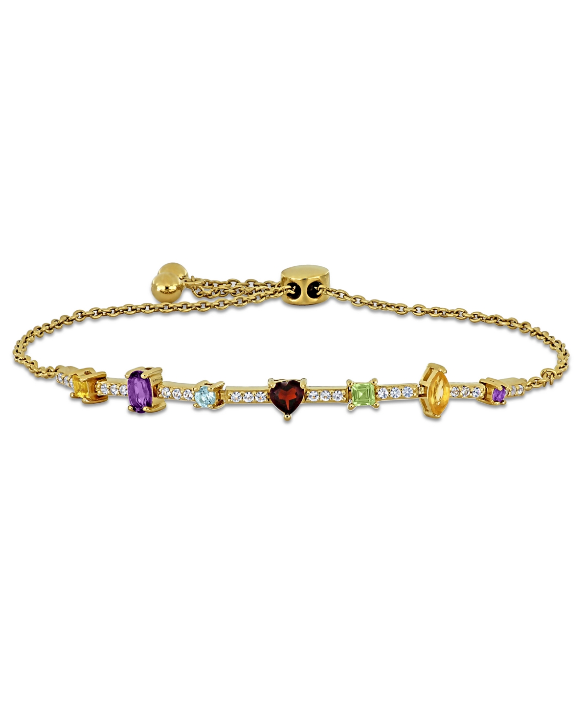 Click here for Macys Multi-Gemstone (1-3/8 ct. t.w.) Bolo Bracele... prices