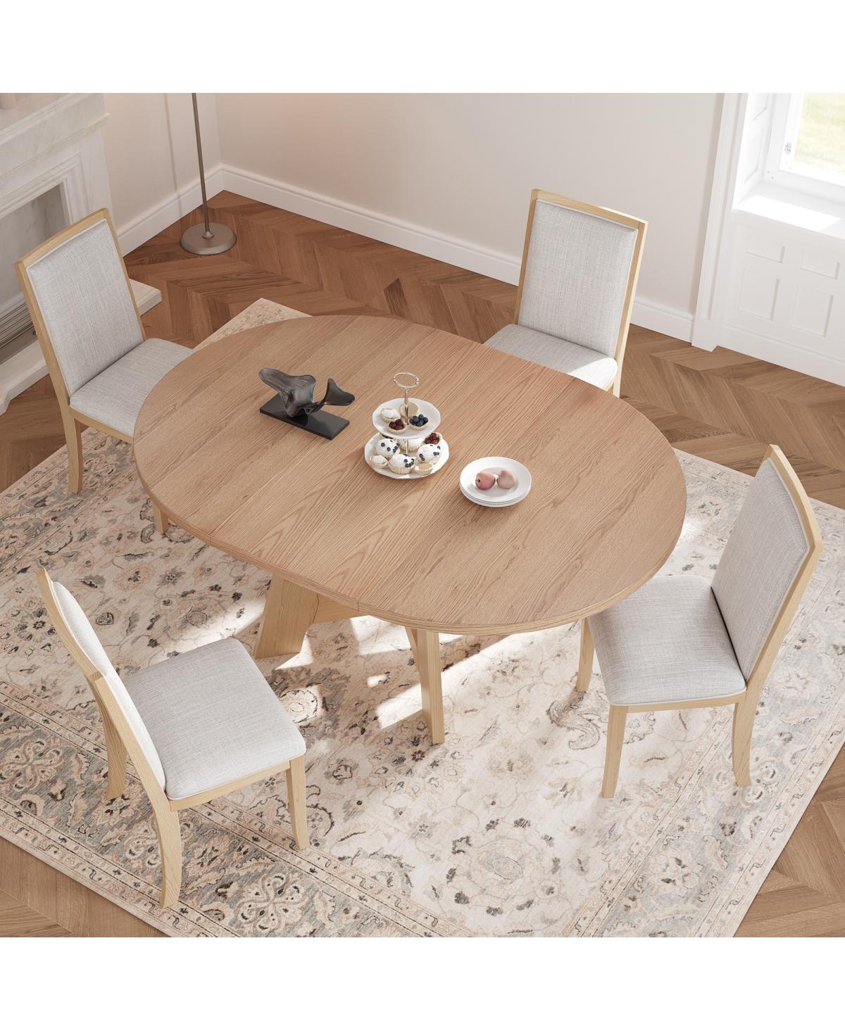 Click here for Streamdale Furniture Farmhouse Extendable Round Di... prices