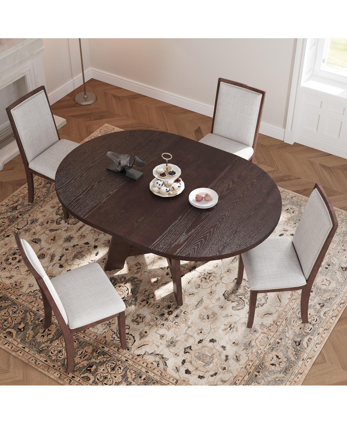 Click here for Streamdale Furniture Farmhouse Extendable Round Di... prices