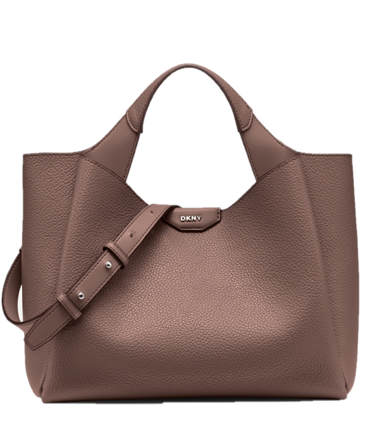 Click here for Dkny Womens Willa Small Satchel Bag - Chocolate prices
