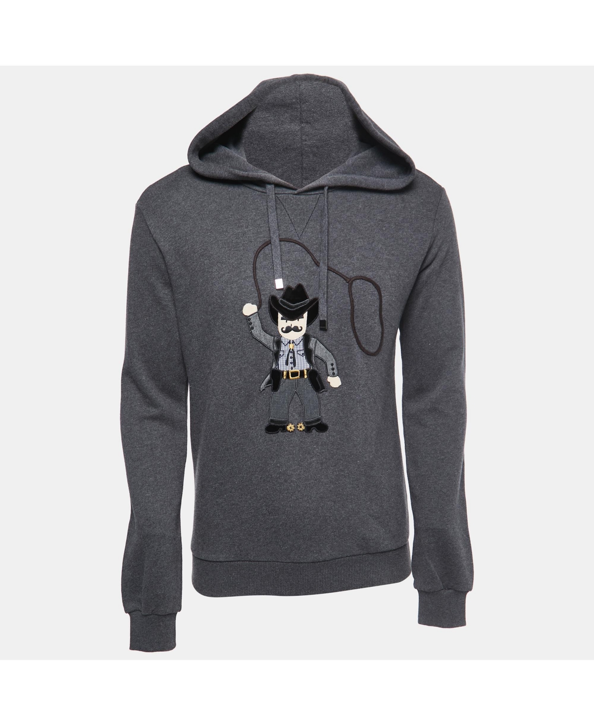 Click here for Pre-Owned Dolce & Gabbana Mens Grey Cowboy Patch C... prices