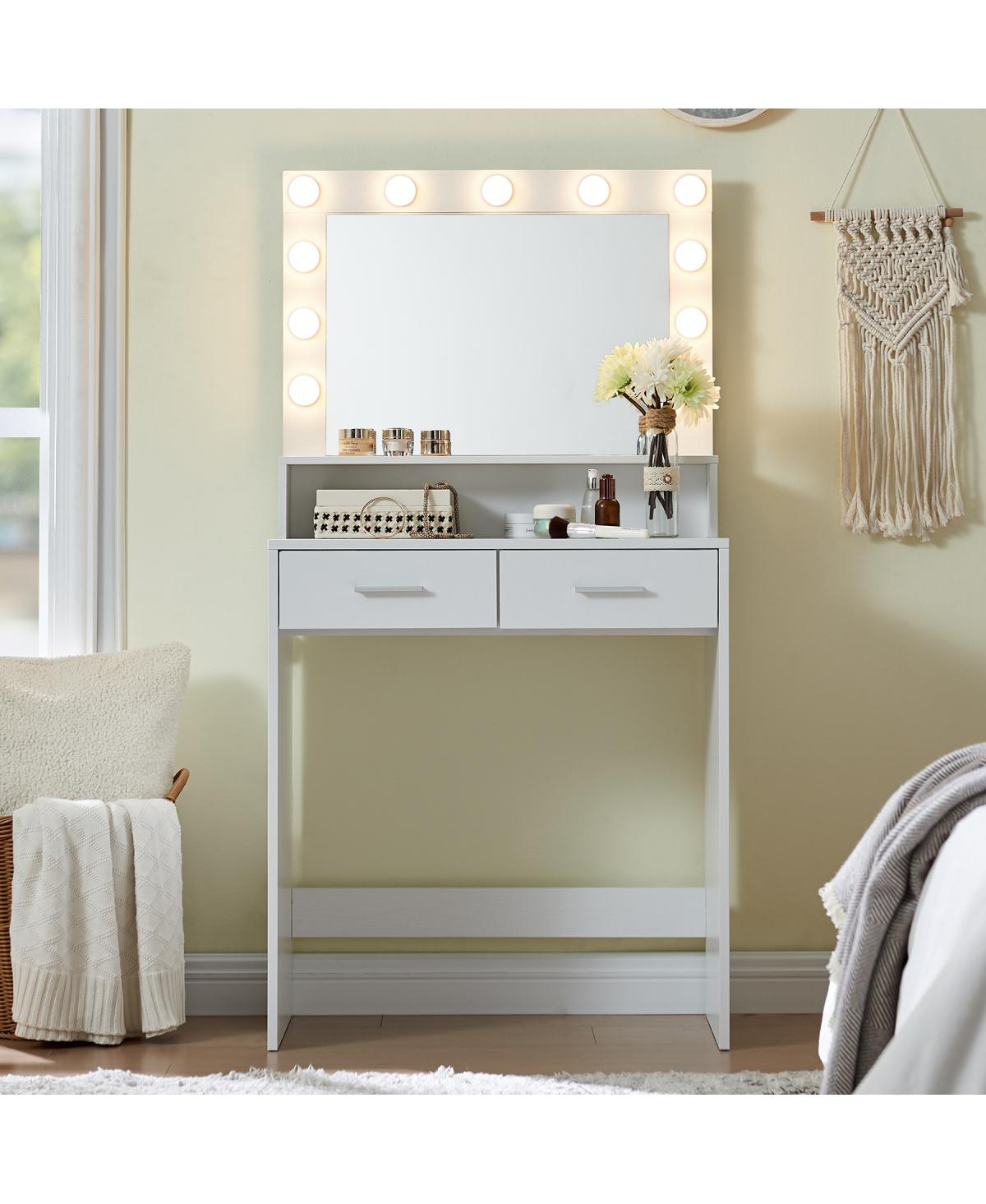 Click here for Streamdale Furniture Vanity Desk with Mirror  Ligh... prices