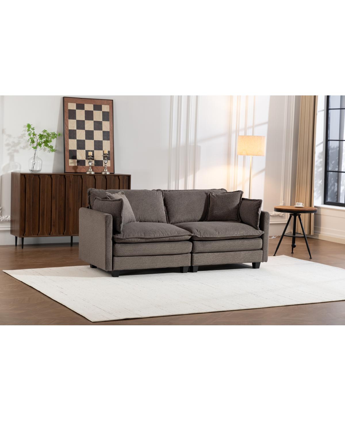 Click here for Streamdale Modern 2-Seat 78.74" Sectional Sof... prices